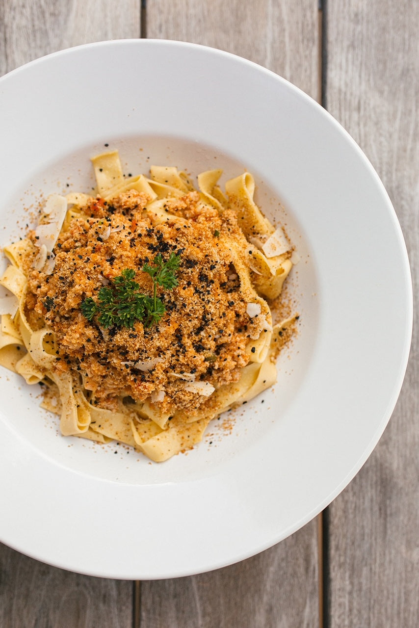 Chicken Parmigiana pasta - deconstructed – Pizza Girl Inc,